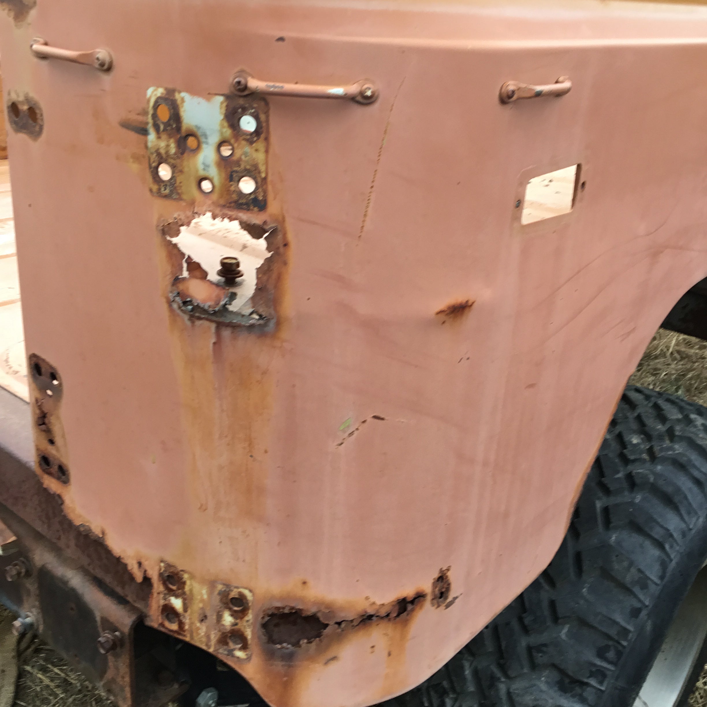 FJ40 Body Tub 1973 Pollux Orange (Used OEM ) Local Pick Up Free ...